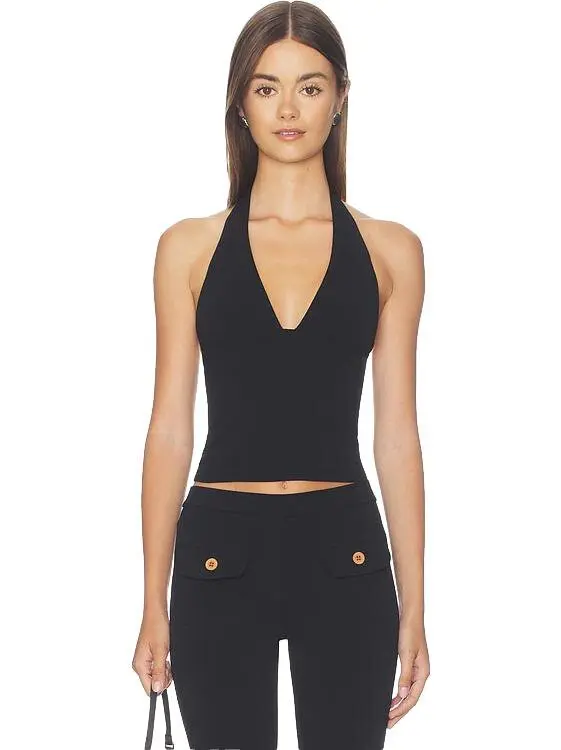 ODDLI Halter Top - Black