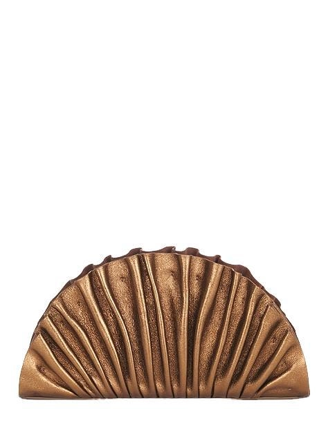 Cult Gaia Nala Metallic Clutch - Bronze