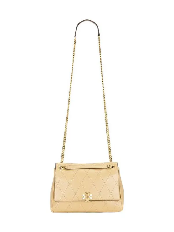 Tory Burch Quilted Shoulder Bag - Pecan