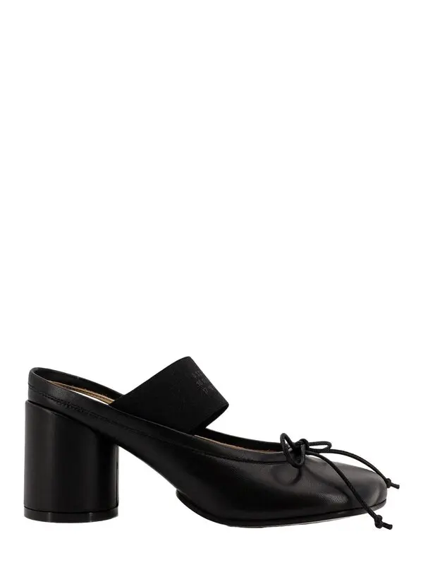 MAISON MARGIELA Numeric Anatomic Leather Mules - Black