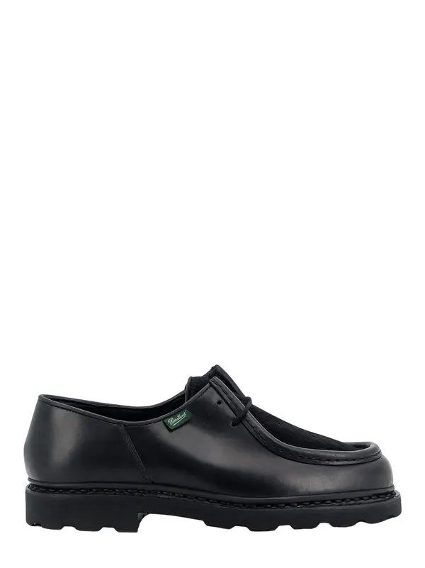 Paraboot Michael Leather Lace-up Shoes - Black