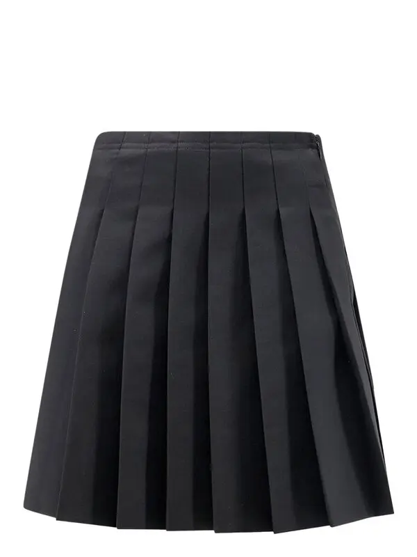 MAISON MARGIELA Pleated Mini Skirt - Black