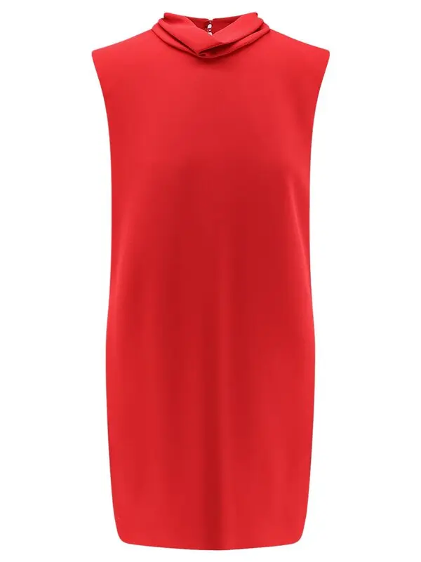 Valentino Garavani Cady Couture Mini Dress - Red