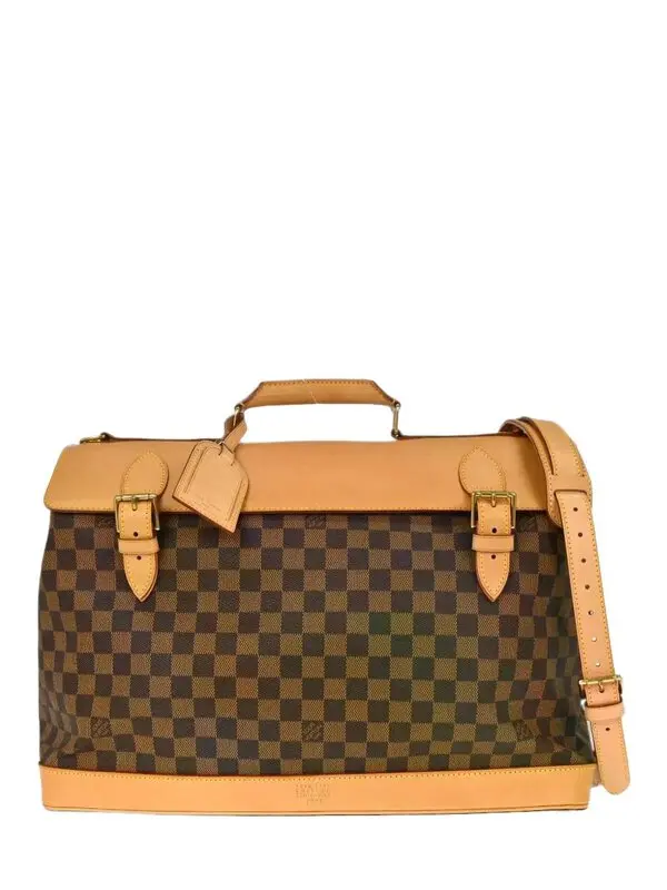 LOUIS VUITTON 1896-1996 Clipper Damier Ebene Luggage - Brown