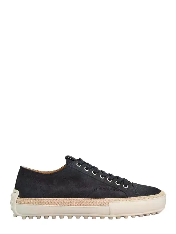 TOD'S Suede Espadrille Sneakers - Blue