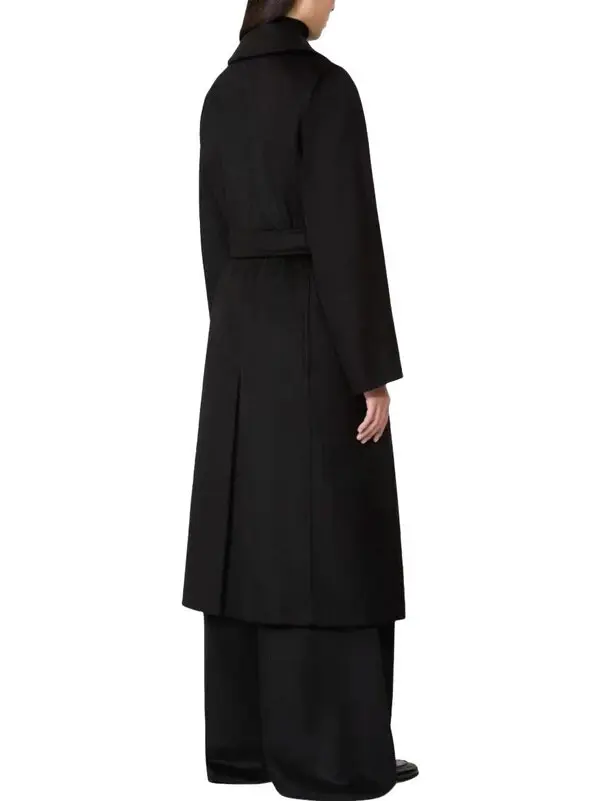 Max Mara Manuela Belted Coat - Black