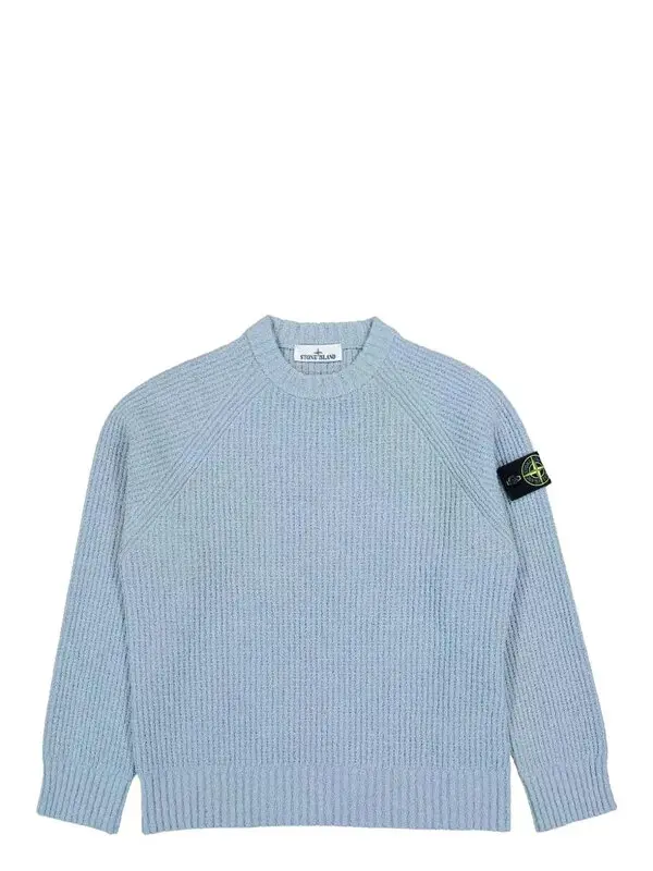 Stone Island Ribbed Bouclé Sweater - Blue