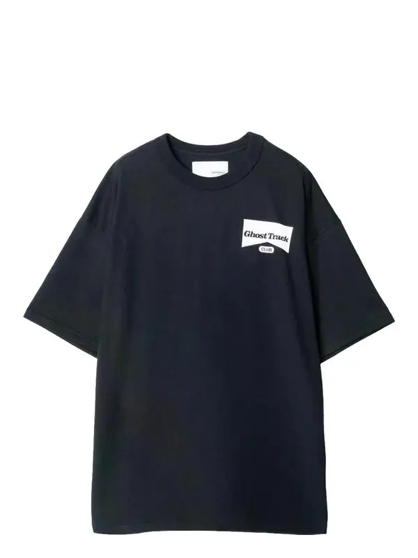 YOSHIOKUBO Graphic-print Cotton T-shirt - Black