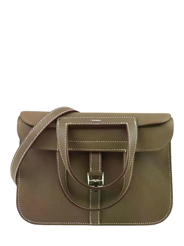 Hermès 2023 Clemence Halzan 25 Satchel - Brown