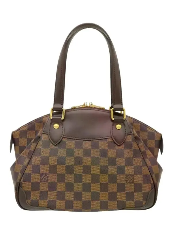 LOUIS VUITTON Damier Ebene Verona Pm Handbag - Brown