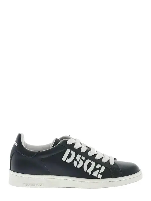 Dsquared2 Logo Print Sneakers - Blue