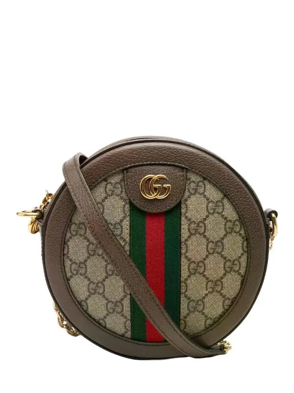 Gucci Ophidia Round Crossbody Bag - Neutrals