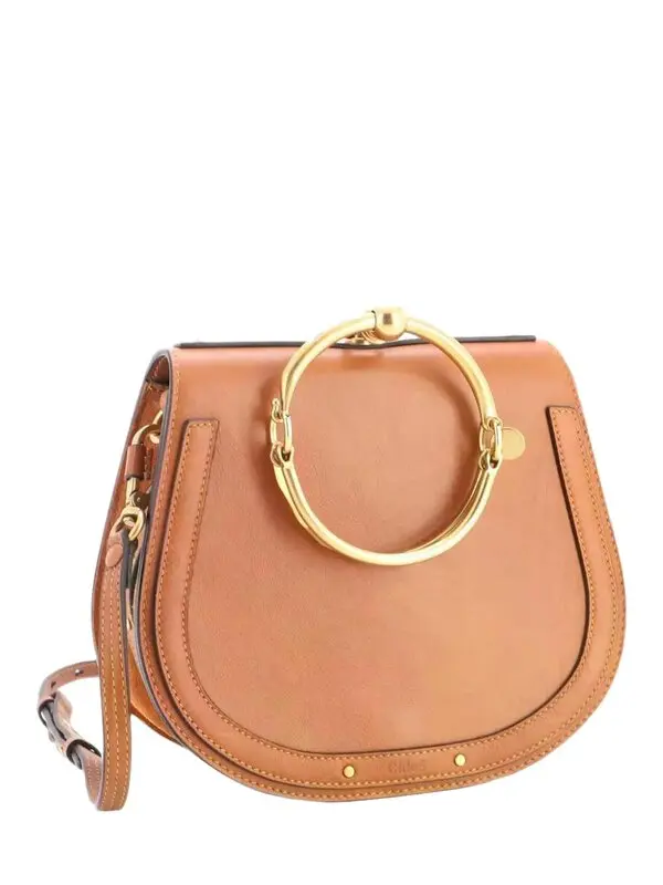 Chloé Nile Leather Medium Crossbody Bag - Brown