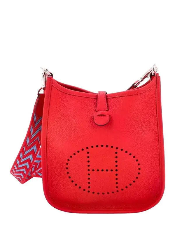 Hermès Evelyne Bag Gen Iii Clemence Tpm Crossbody Bag - Red