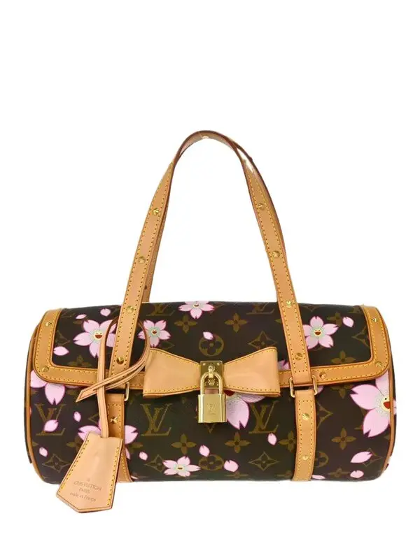 LOUIS VUITTON 2008 Papillon Shoulder Bag - Brown