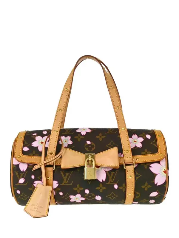LOUIS VUITTON 2008 Papillon Shoulder Bag - Brown