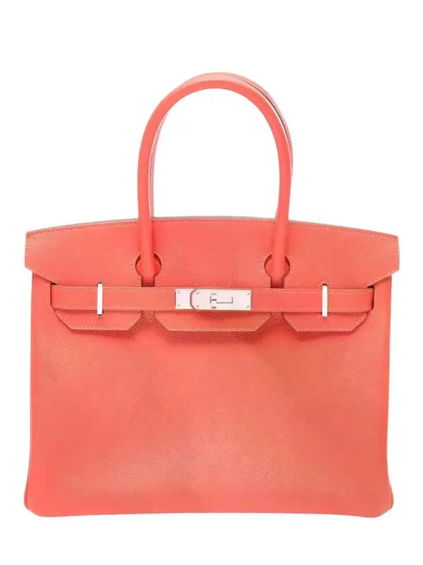 Hermès 30cm Epsom Leather Birkin Handbag - Pink