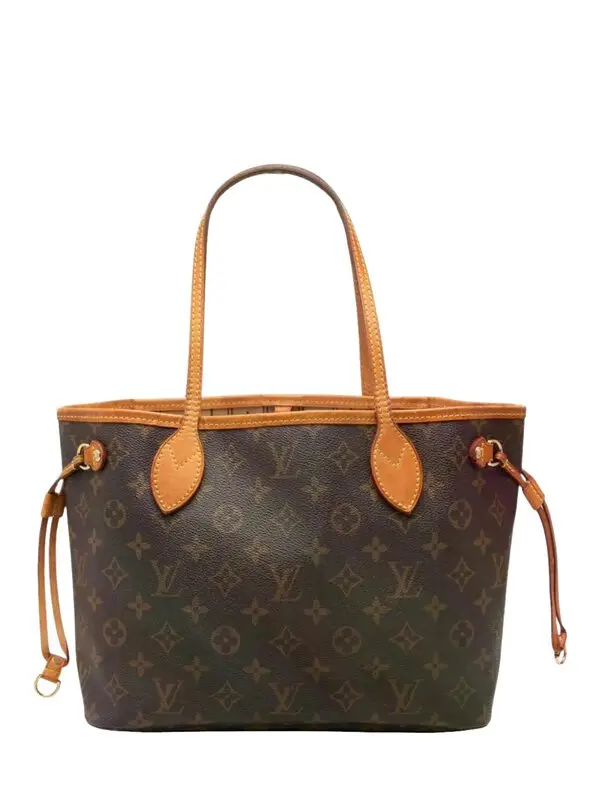 LOUIS VUITTON 2008 Monogram Neverfull Pm Tote Bag - Brown