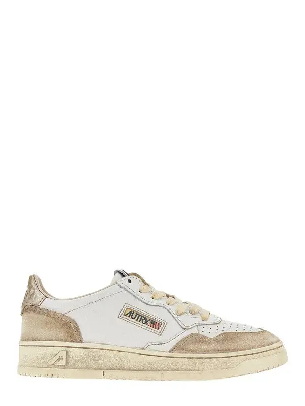 AUTRY Super Vintage Medalist Low Sneakers - White