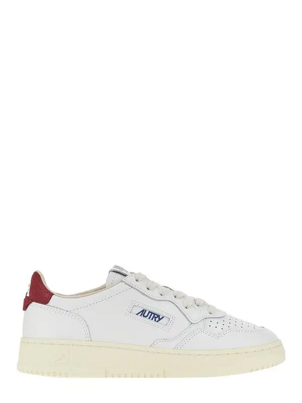 AUTRY Medalist Low Leather Sneakers - White