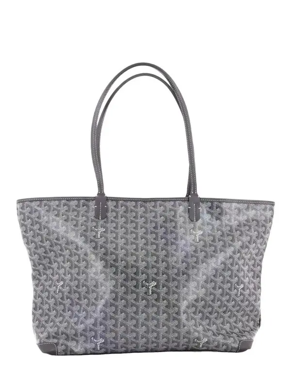 Goyard Artois Tote Coated Canvas Mm Shoulder Bag - Grey