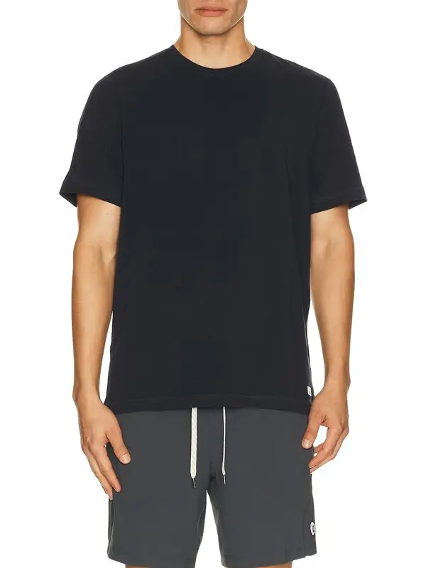 Vuori Tuvalu Tee In Blue - Ink