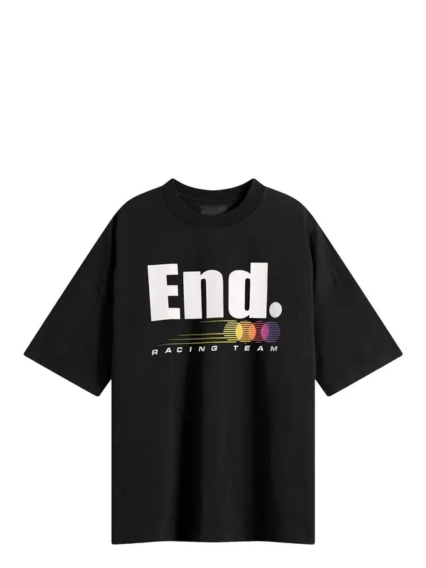 END. Race Team Graphic T-shirt - Black
