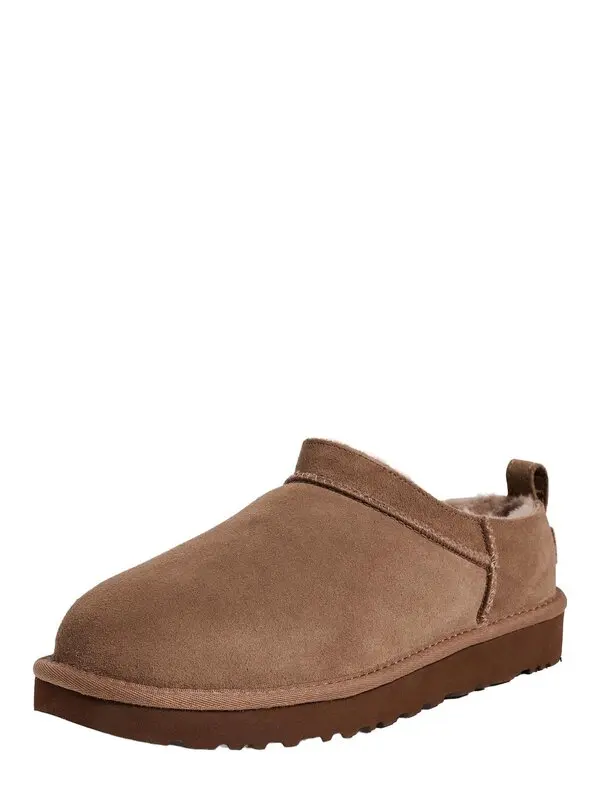 UGG Classic Micro Sheepskin Lined Slip-on Boots - Light Bronze