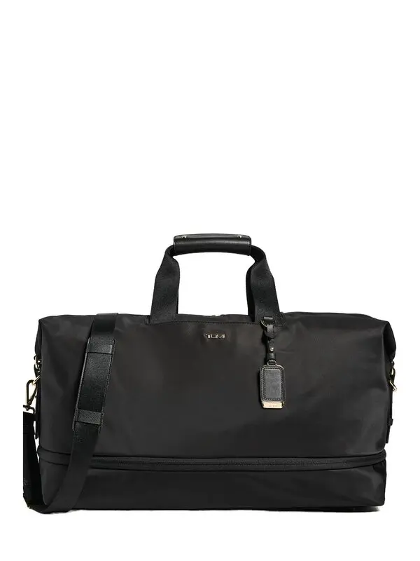 Tumi Rhys Expandable Duffel Bag - Black/gold