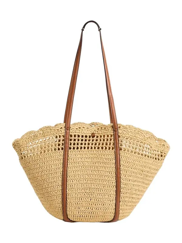 Ulla Johnson Marina Raffia Tote - Natural
