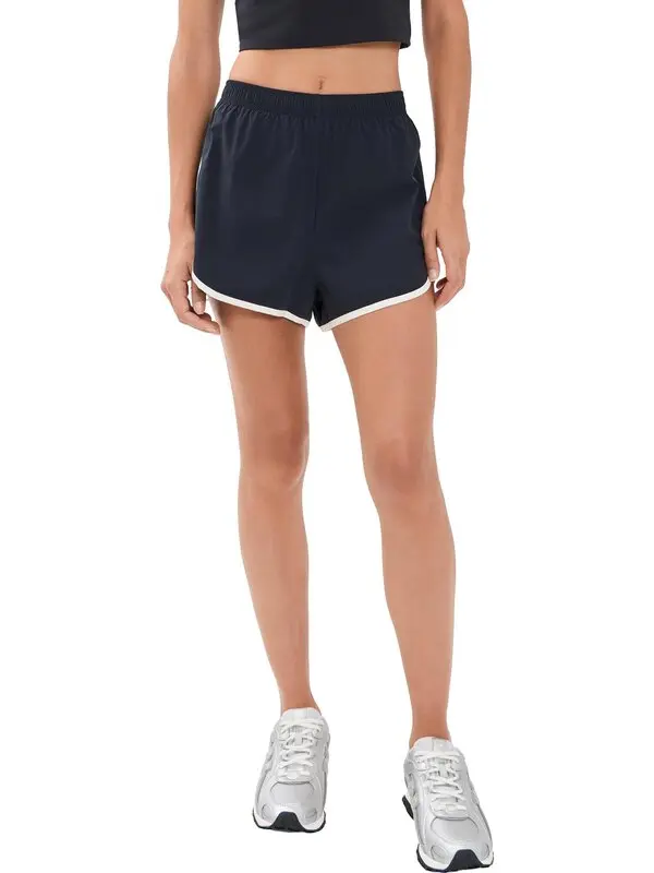 Splits59 Megan Run Shorts - Black/creme