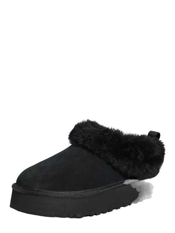 UGG Tazzelle Slipper With Shearling Trim - Black