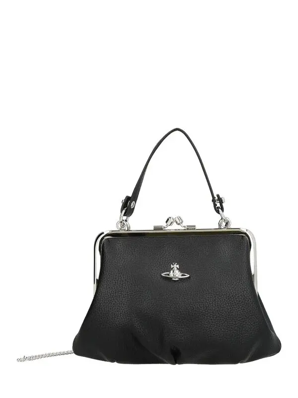 VIVIENNE WESTWOOD Granny Frame Bag With Chain Strap - Black
