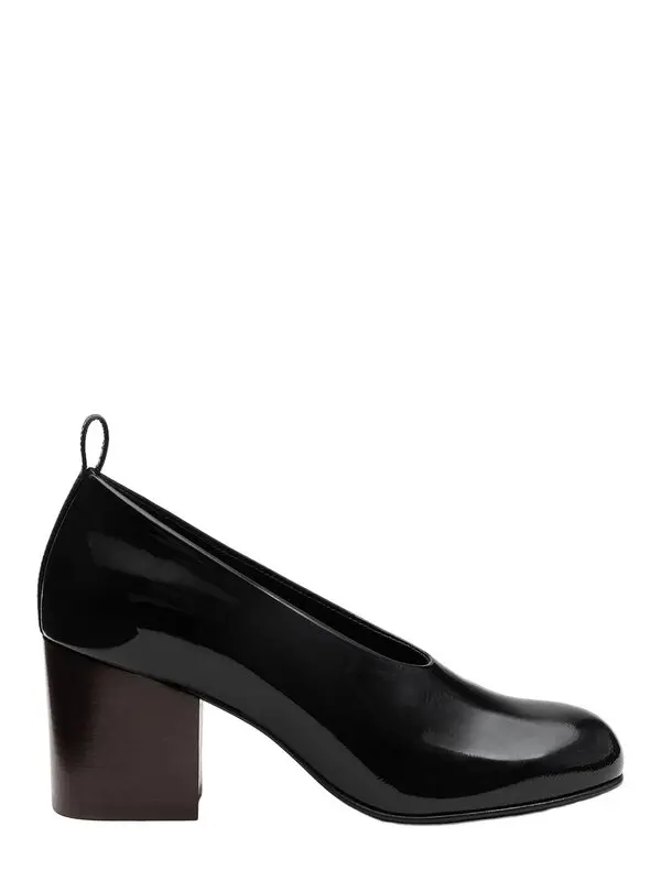 AMI Paris Patent Leather Pumps - Black