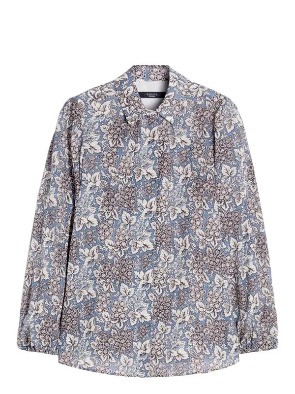 Max Mara Periodi All-over Printed Shirt - Gray