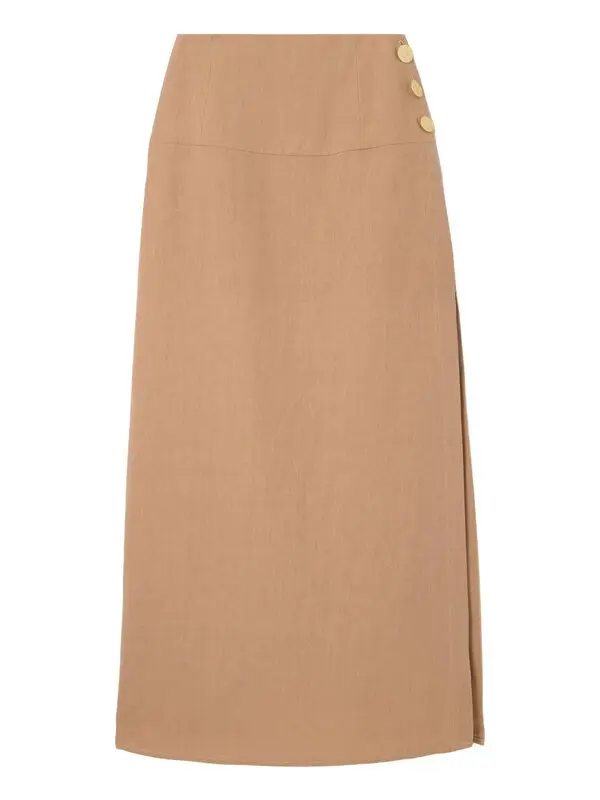 Le Kasha Haifal Mid-length Skirt - Sand