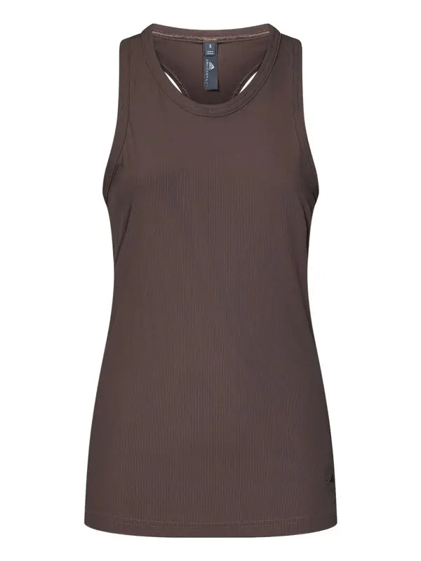 Adidas By Stella McCartney Racer-back Tank Top - Brown