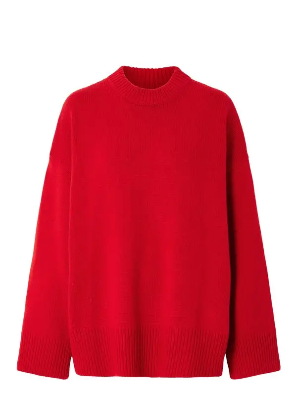 THE ELDER STATESMAN Cashmere Sweater - Red