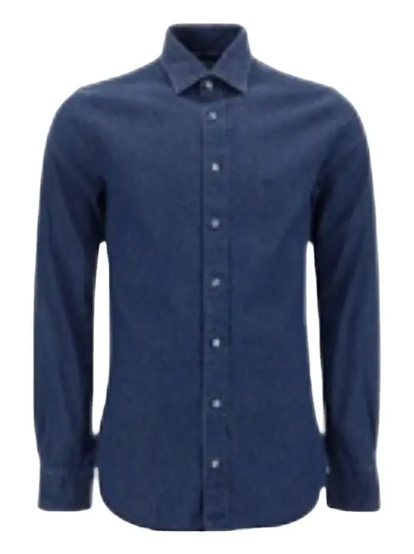 Michael Kors Button Up Long-sleeved Shirt - Blue
