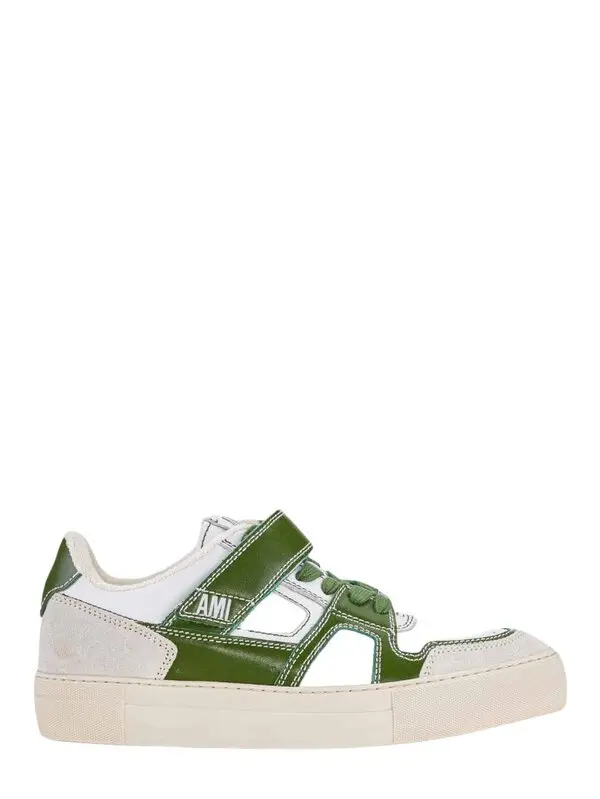 AMI Paris De Coeur Low-top Sneakers - Green