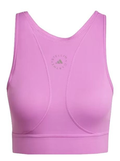 Adidas By Stella McCartney Sleeveless Crop Tank Top - Half-pulse Lavender