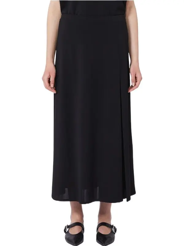 Max Mara Crepe Skirt - Black