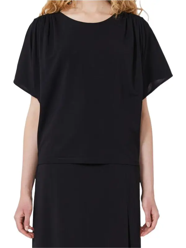 Max Mara Crewneck Short-sleeve T-shirt - Black