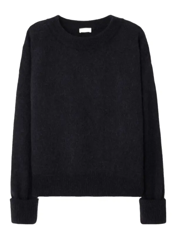 American Vintage Long Sleeve Crewneck Sweater - Black