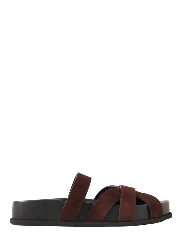 NEOUS Suede Sandals - Black