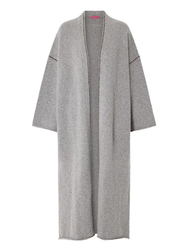 THE ELDER STATESMAN Glacier Cashmere Cardigan - Grey