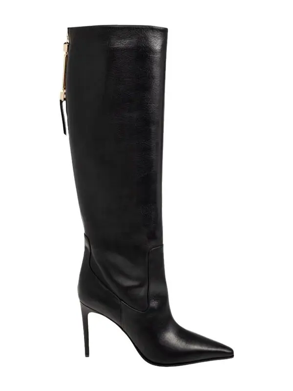 Dsquared2 High-heeled Pointed-toe Tall Boots - Black