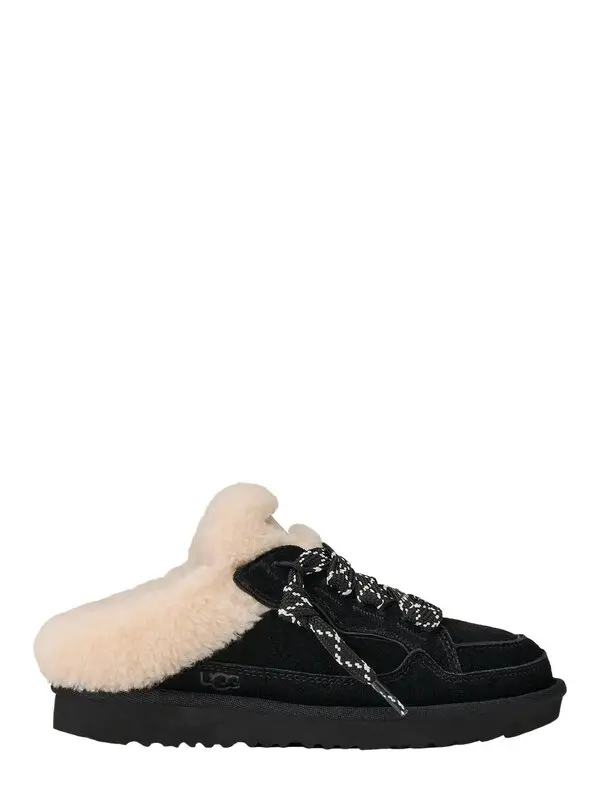 UGG Backless Mules With Lace-up Detail - Black