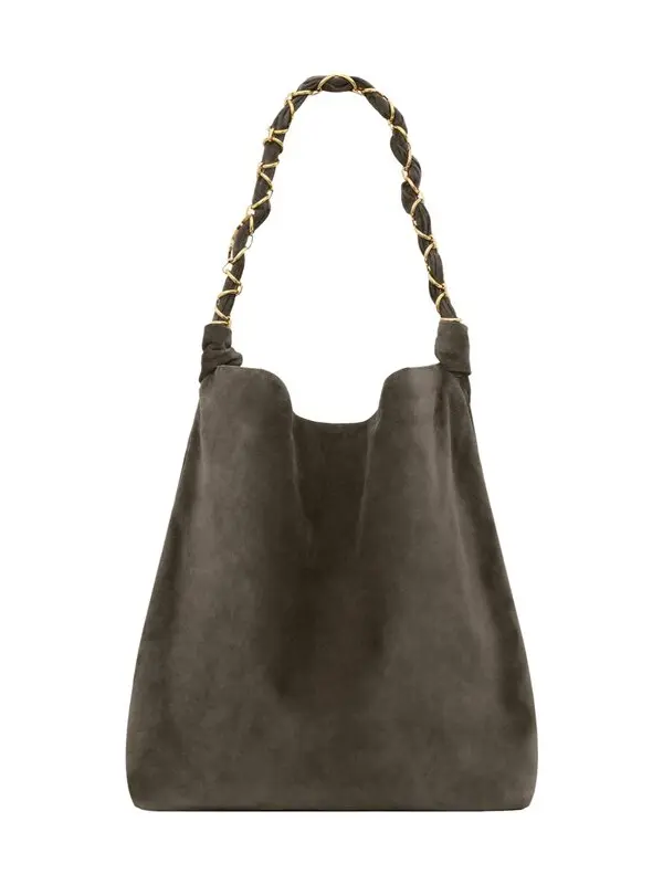 Saint Laurent Amalia Shoulder Bag - Light Musk