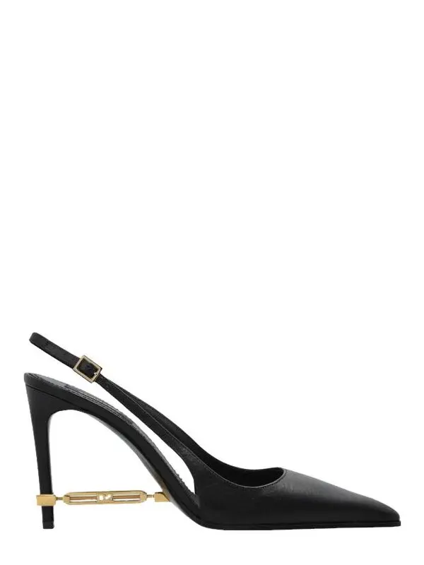 Dsquared2 Slingback Pointed Toe Pumps With Adjustable Buckle - No